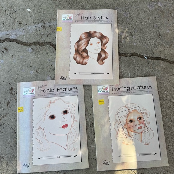Hair | Instruction Booklet Set Hair Styles Facial Features Placing ...
